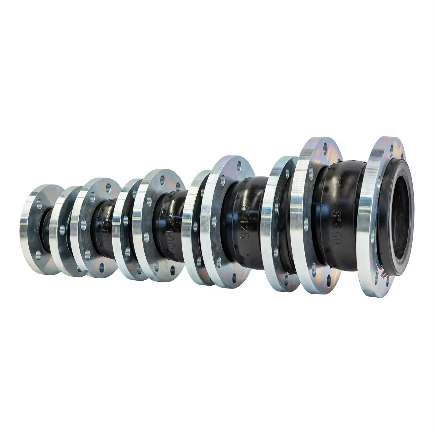 SS304 EPDM Rubber Expansion Joint Flange Type DN15-DN4000