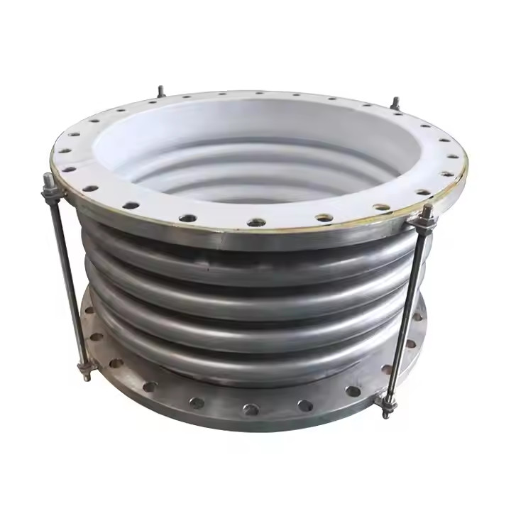 Flange SS316 Bellows Expansion Joints Flexible Metal With PTFE ...